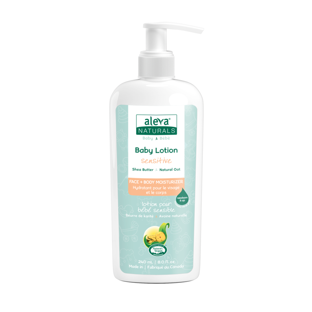 Aleva Naturals® Sensitive Baby Lotion (Face + Body Moisturizer) — 8 fl ...