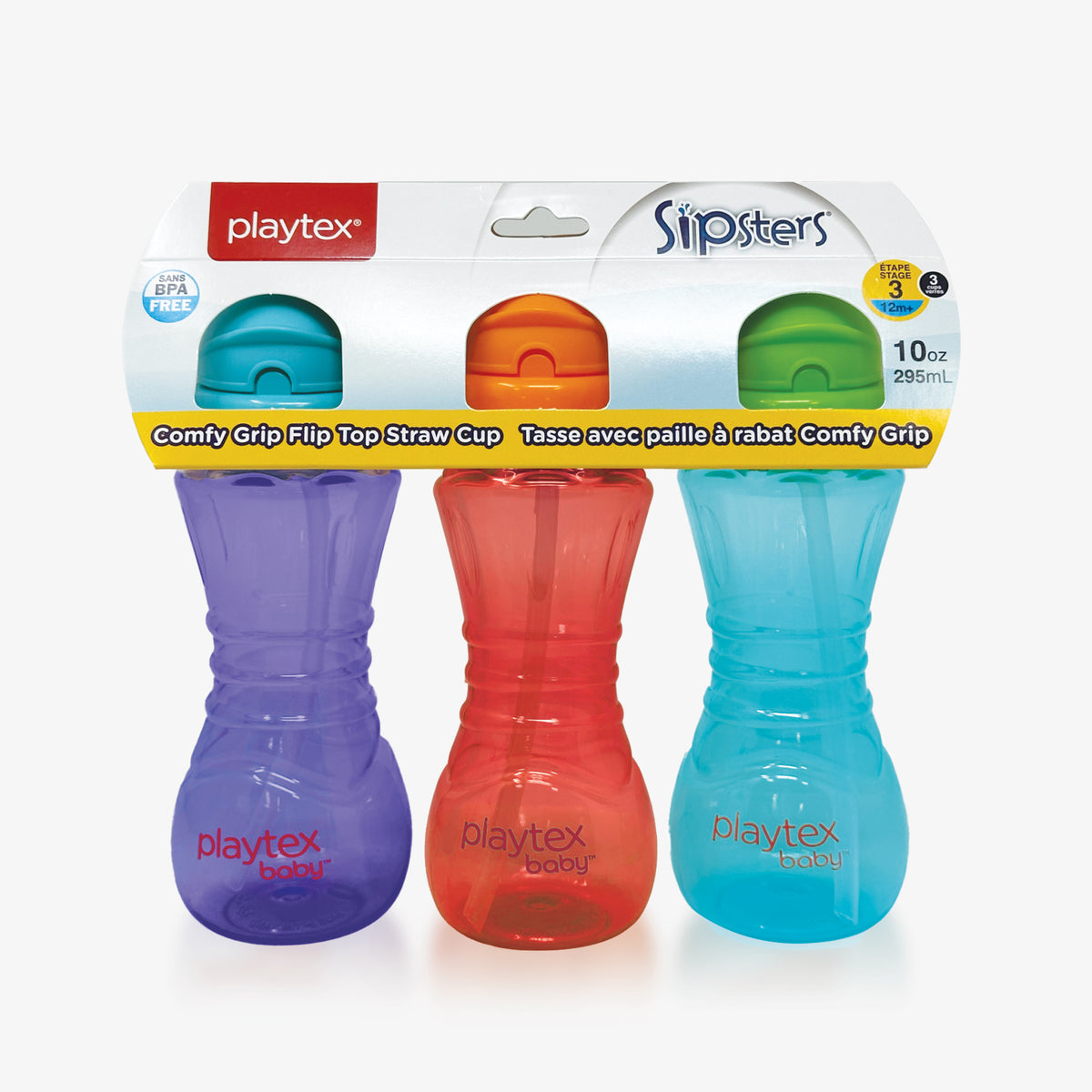 Playtex Baby® Comfy Grip Flip Top Straw Cup - 10oz. - 3pk – Leda Health ...